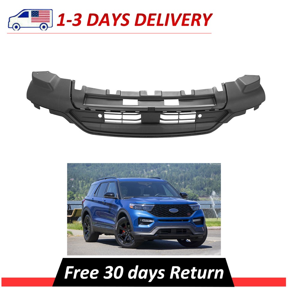 Lower Bumper Valance Black Compatible with 2020-2023 Ford Explorer ...