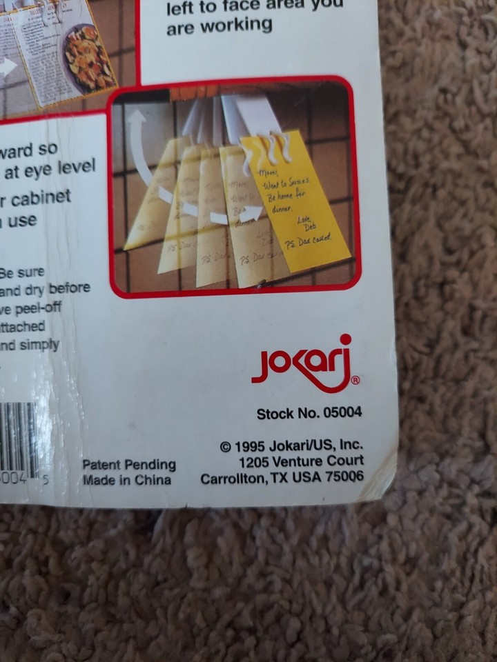 Vintage Jocari Recipe/Note Holder | eBay
