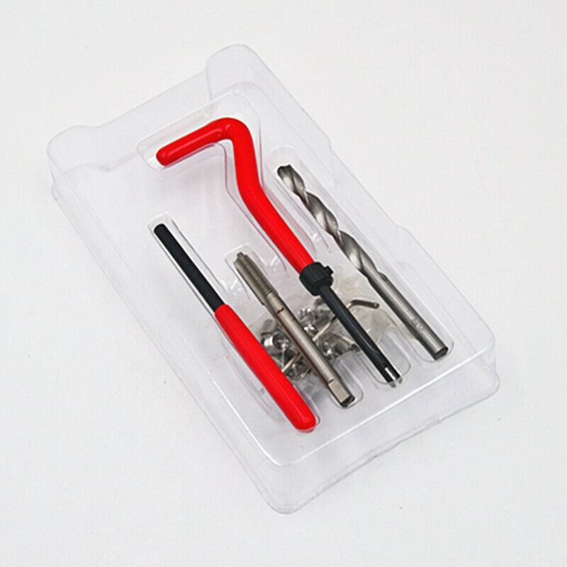 US New 25Pc Thread Repair Insert Kit Helicoil Car Pro Coil Tool US M6x1 ...