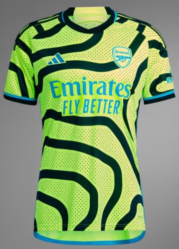 ADIDAS MEN'S ARSENAL FC 2023/24 AWAY FOOTBALL SHIRT JERSEY NEW HR6927 ...