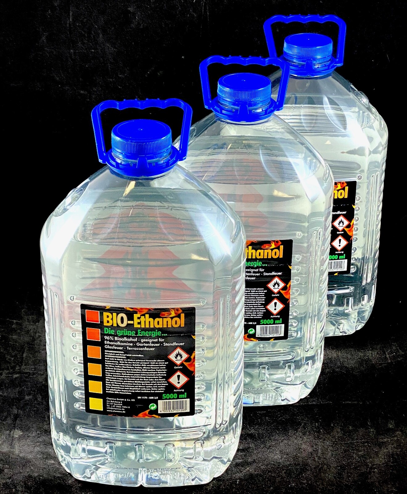 3,58-3,19€/L 5 Liter Bio-Ethanol 96% Ethanol 5l oder 15l Bioethanol ...