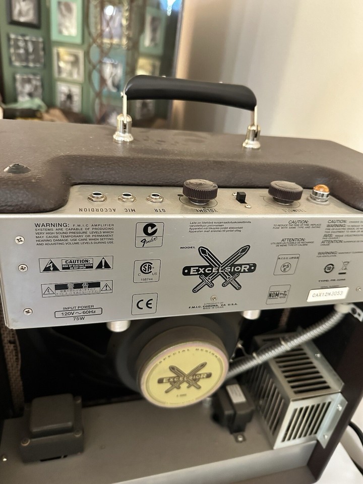 retro fender excelsior pawn shop series amplifier | eBay