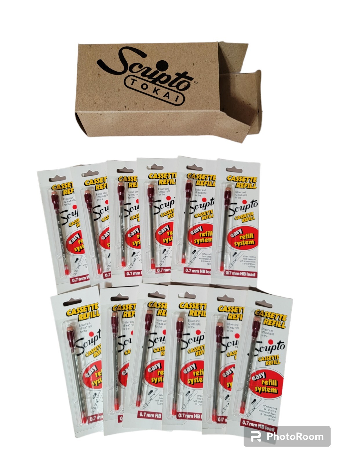 Vintage Scripto NOS Mechanical Pencil Refills 12x .07 HB Box | eBay