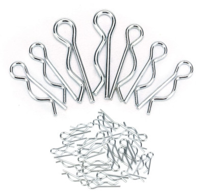 R-Type 65Mn Split Clips Spring Steel Cotter Clamp Pins M1.2 M2 M3 Zinc ...