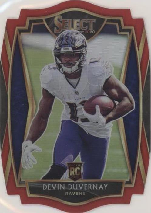2020 Panini Select - Premier Level Devin Duvernay #177 Red Prizm Die ...