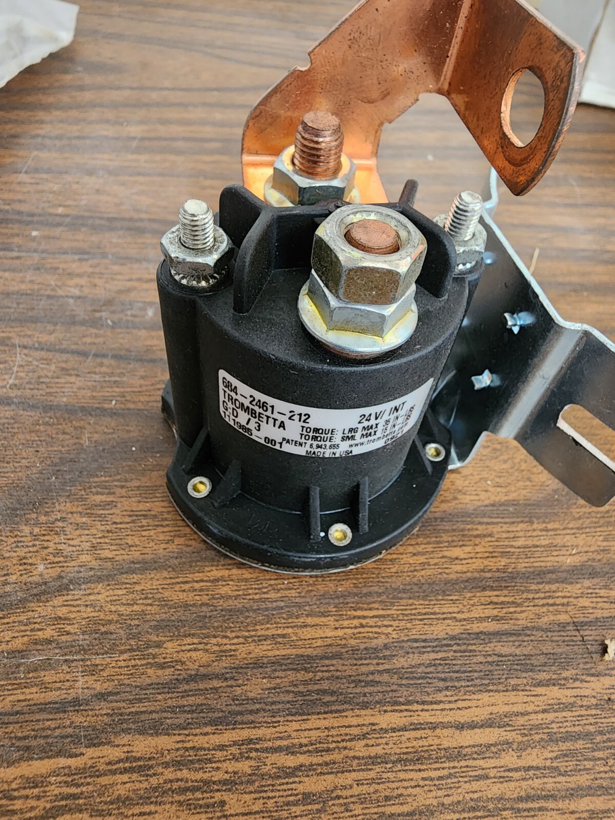 1PCS FOR TROMBETTA Forklift oil pump DC contactor 684-2461-212-09 24V ...