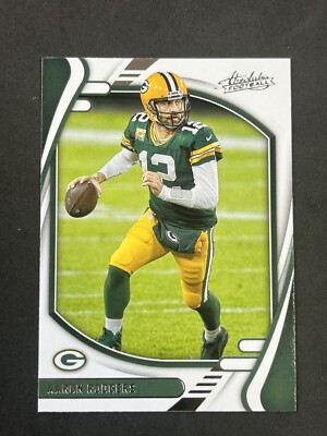 2021 Absolute Football #58 Aaron Rodgers Packers - Future HOF QB | eBay