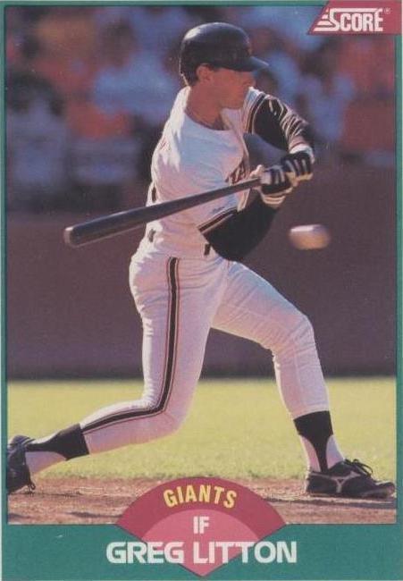 1989 Score Rookie & Traded - Greg Litton #86T (RC) for sale online | eBay