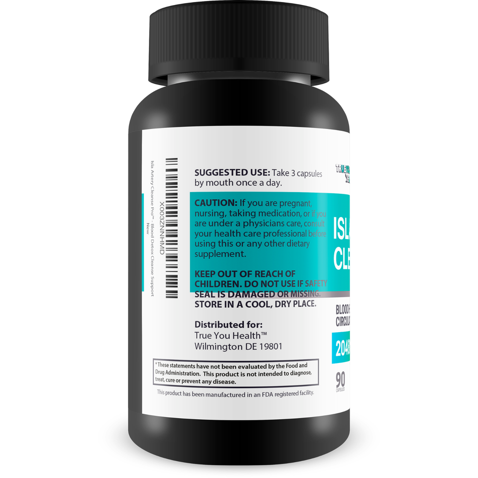 Isla Artery Cleanse Pro - Vein and Artery Cleanse Support - Best Blood ...