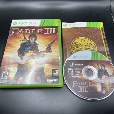 Fable III XBOX 360 Video Game Microsoft 3 CIB Complete w/ Manual RPG Roleplay 885370164237 | eBay