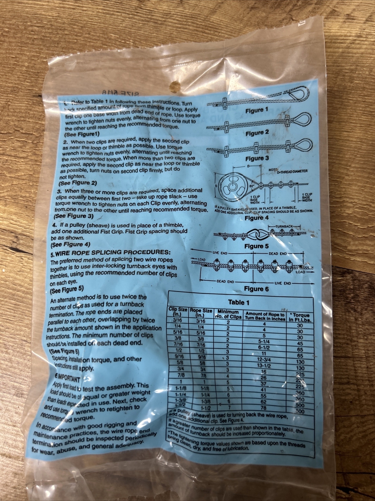 5 Crosby Fist Grip Cable Clamps Hook Assembly 1010532 7 16 to 1 2 for ...