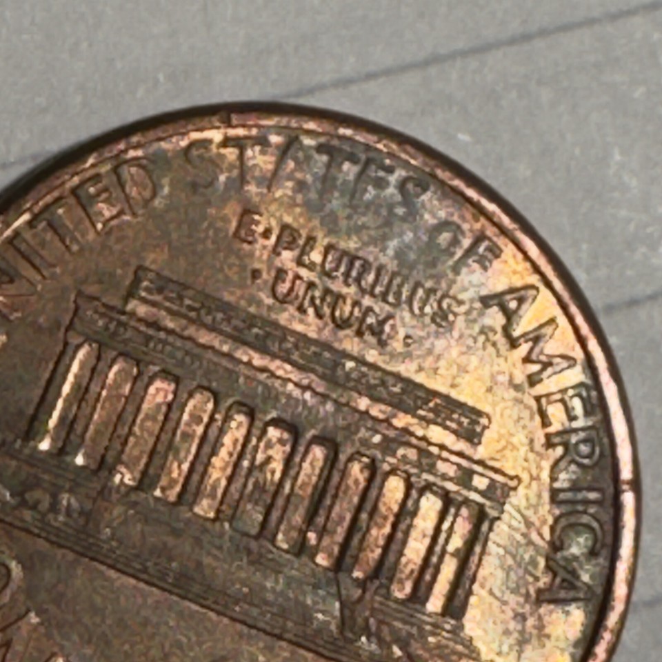 CLOSED “AM” US Lincoln Memorial 1995 D Mint Mark Penny with Double Die ...