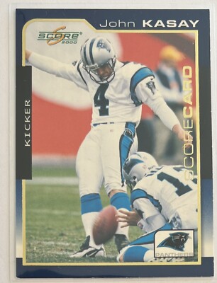 John Kasay 2000 Score Scorecard 1589/2000 Carolina Panthers #32 ...
