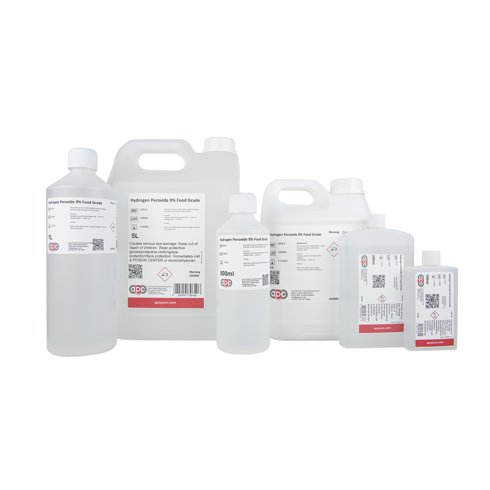 Hydrogen peroxide 9% (30 vols) 100ml - 20L Food Grade **Free P&P** | eBay