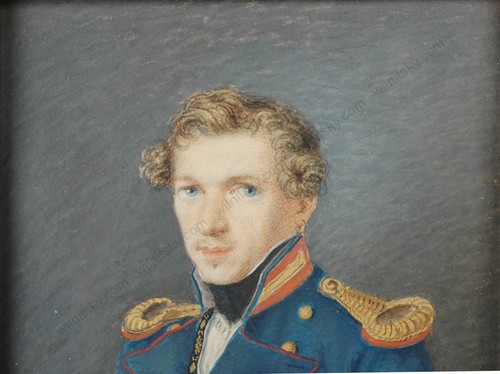 Amalie von Peter "Baron Otto von Stutterheim", high quality miniature ...