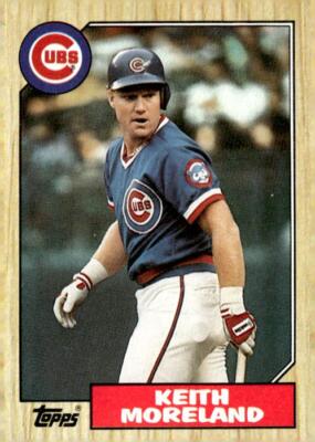1987 Topps #177 Keith Moreland | eBay