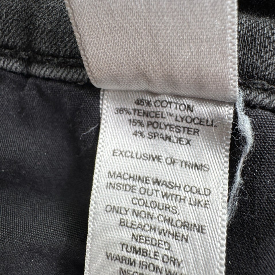 Duer Jeans Juniors 26x28 Black Street Skinny Fit Performance Stretch ...