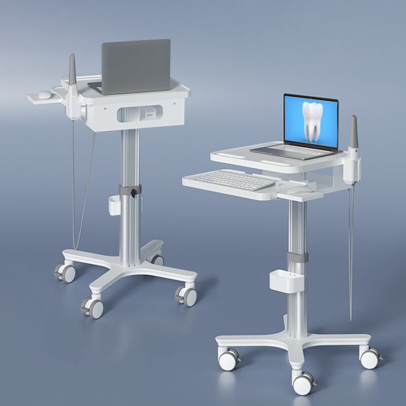 Medical Dental Lab Trolley Cart with Socket Dental Intraoral Scanner ...