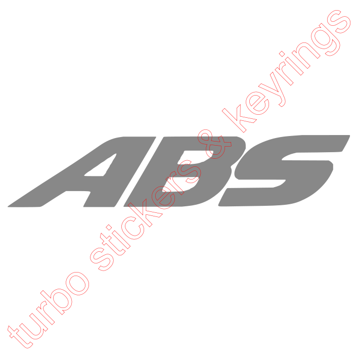 HOLDEN VR VS COMMODORE CALAIS ABS REAR WINDOW CAR VINYL STICKER SILVER ...