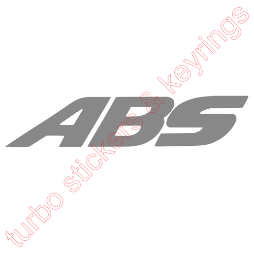 HOLDEN VR VS COMMODORE CALAIS ABS REAR WINDOW CAR VINYL STICKER SILVER ...