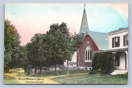 J88/ Johnsonville New York Postcard c1910 Grace Methodist Church 294 | eBay