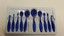 Toothbrush Shape10Pc Royal Blue Oval Cosmetic Makeup Puff Brush Set ...