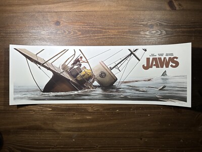 JAWS “The Final Battle” Art Print Poster By JC Richard AP With Title 8 ...