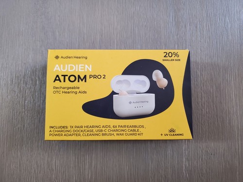 Audien ATOM PRO 2 Wireless Rechargeable OTC Hearing Aids. | eBay