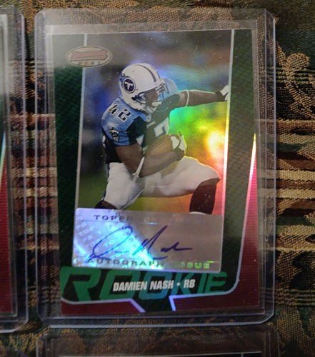 Lot of 7 Damian Rookie Autographed Football Cards Tennessee Titans Ex ...