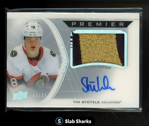 2020-21 UPPER DECK PREMIER TIM STUTZLE ROOKIE PATCH AUTO /49 #AHR-TS | eBay