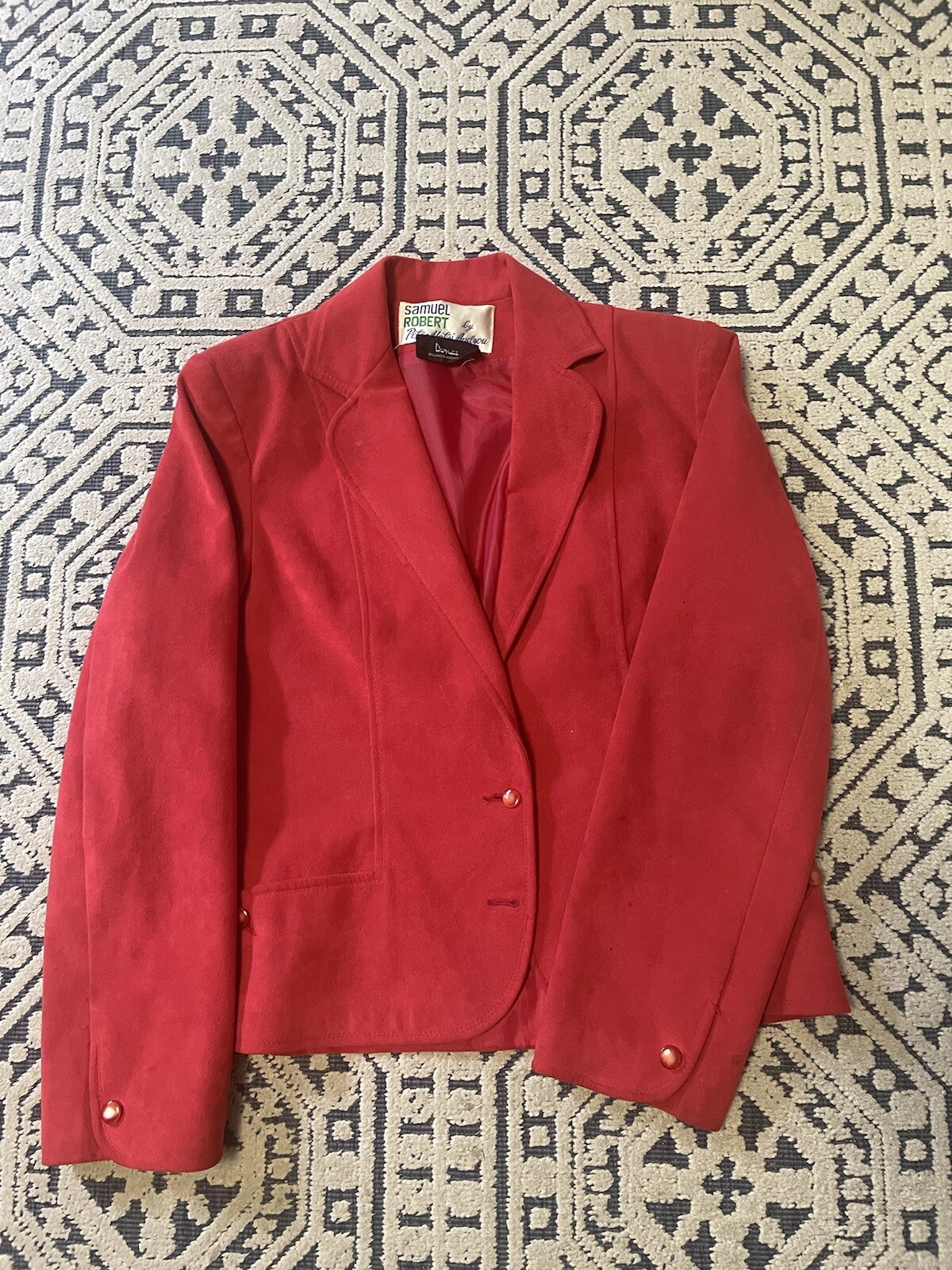 Vintage 1980s-90s Ladies Samuel Roberts Red Casual Bu… - Gem