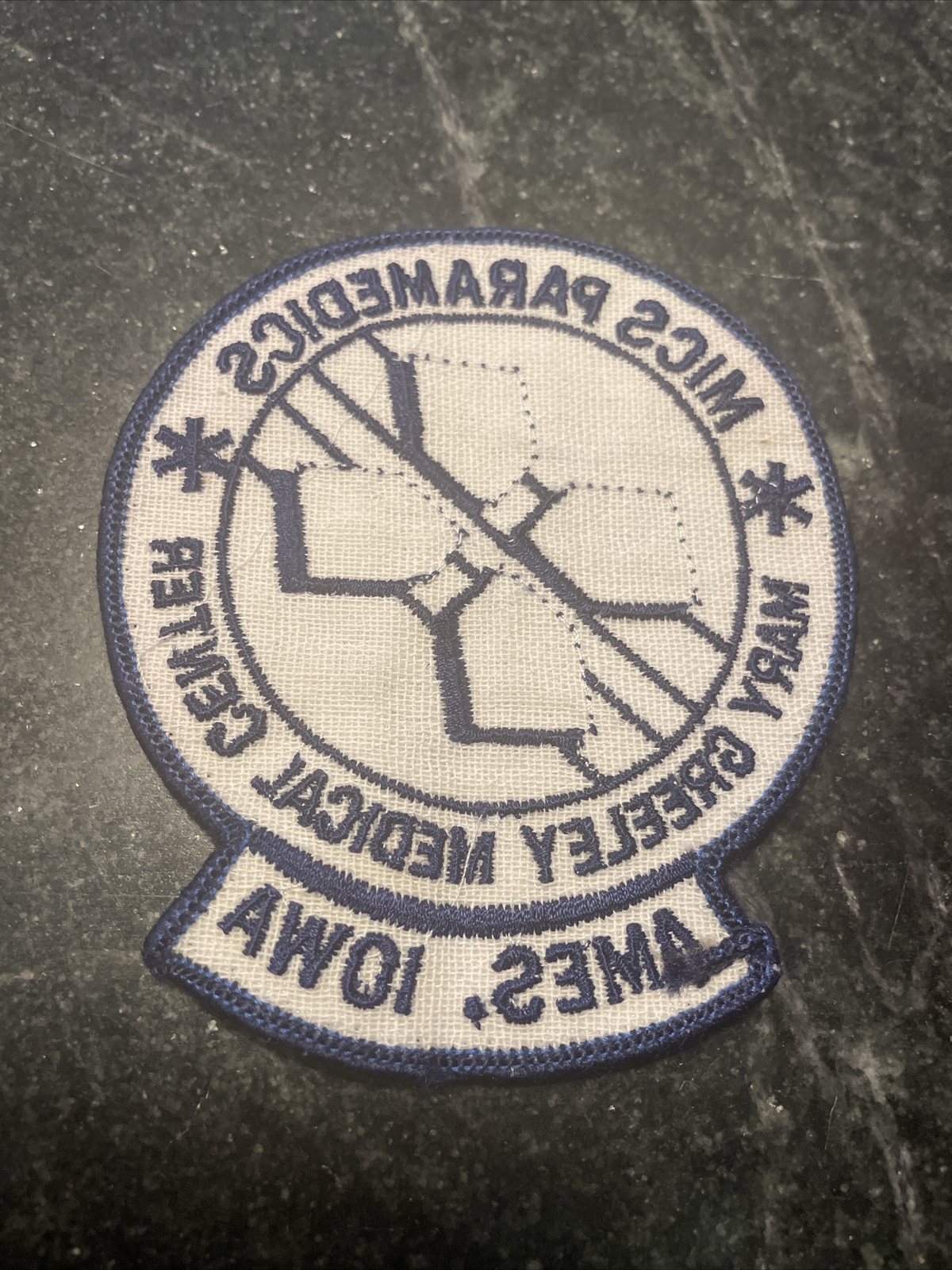 MICS Paramedics Ames IA AMBULANCE Sew ON PATCH RARE 4” LOGO EMT EMS ...