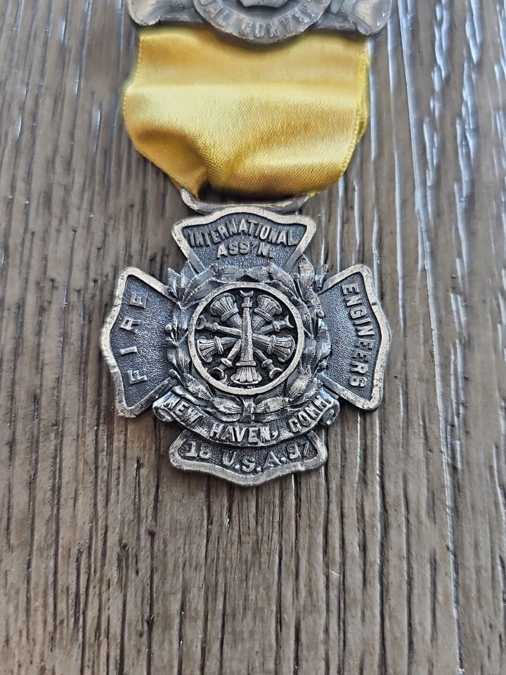 Vintage Rare International Association Of Fire Engineers Convention Pin ...