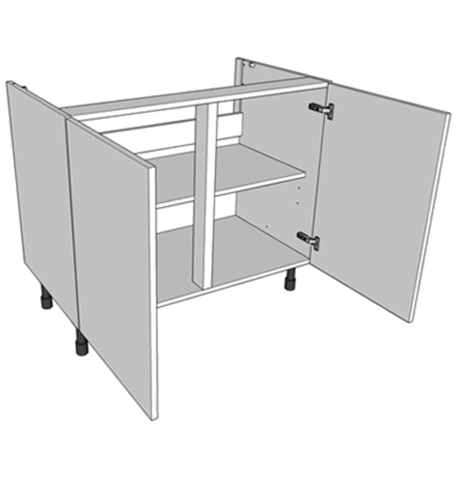 High Quality White Carcass Kitchen Base Units/Cabinets with gloss or ...