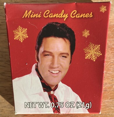 Elvis Presley Mini Candy Canes - Unopened Box - Christmas | eBay