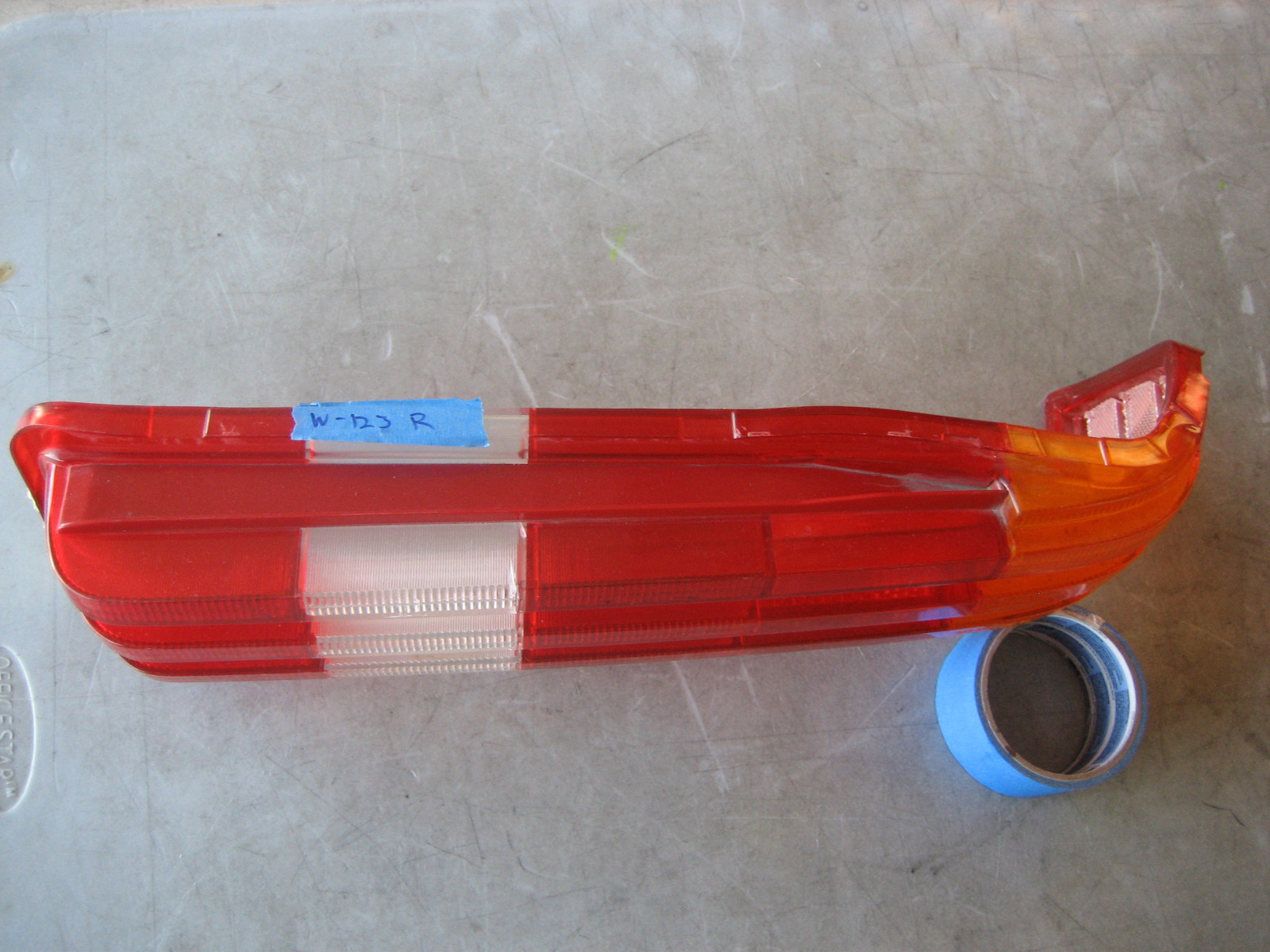 Mercedes W123 RH Tail Light Lens Only 300D 240D 280E 1977-1985 | eBay