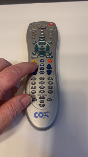 Genuine COX Cable Box TV DVR Remote Control RC1675604/35 URC 7820BP-1 ...