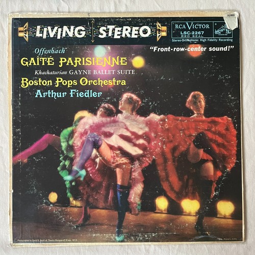 OFFENBACH Gaite Parisienne/Gayne Ballet Suite 1974 Vinyl LP RCA LSC ...