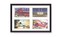 Postcard Display Frame & Mat Fits 4 Vintage / Antique 3-1/2 x 5-1/2 ...
