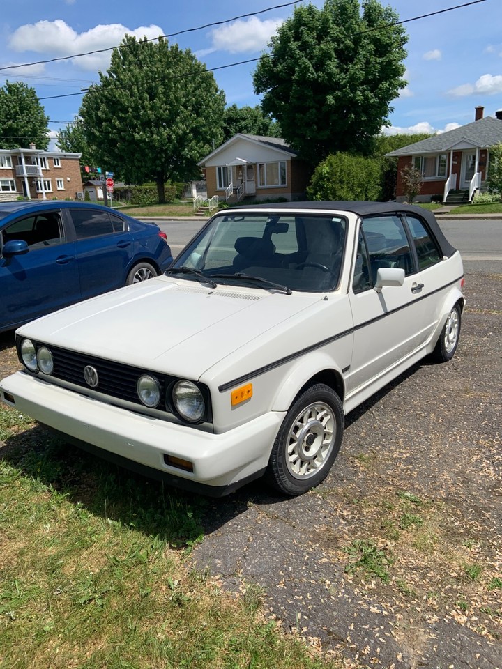 auto décapotable à vendre Volkswagen cabriolet convertible 1989 de ...