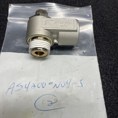 SMC AS4200-N04-S Flow Control Speed Controller (st1028) | eBay