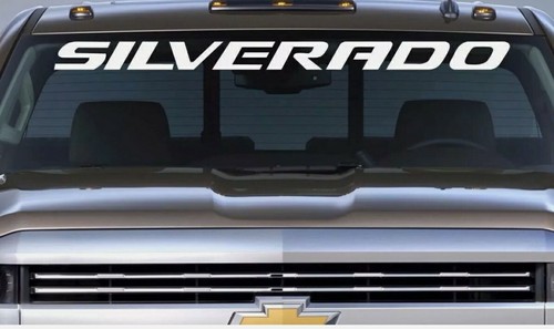Chevrolet SILVERADO Windshield Graphic Vinyl Decal Sticker Vehicle Logo ...