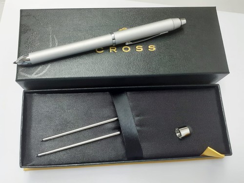 Cross AT0090-5 Satin Chrome Multifunction Pen in Box Get Two StarMinen ...