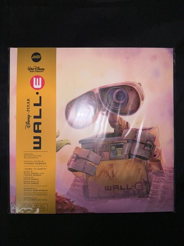 WALL-E Original Disney Pixar Soundtrack 2XLP Limited Edition Eco Vinyl ...