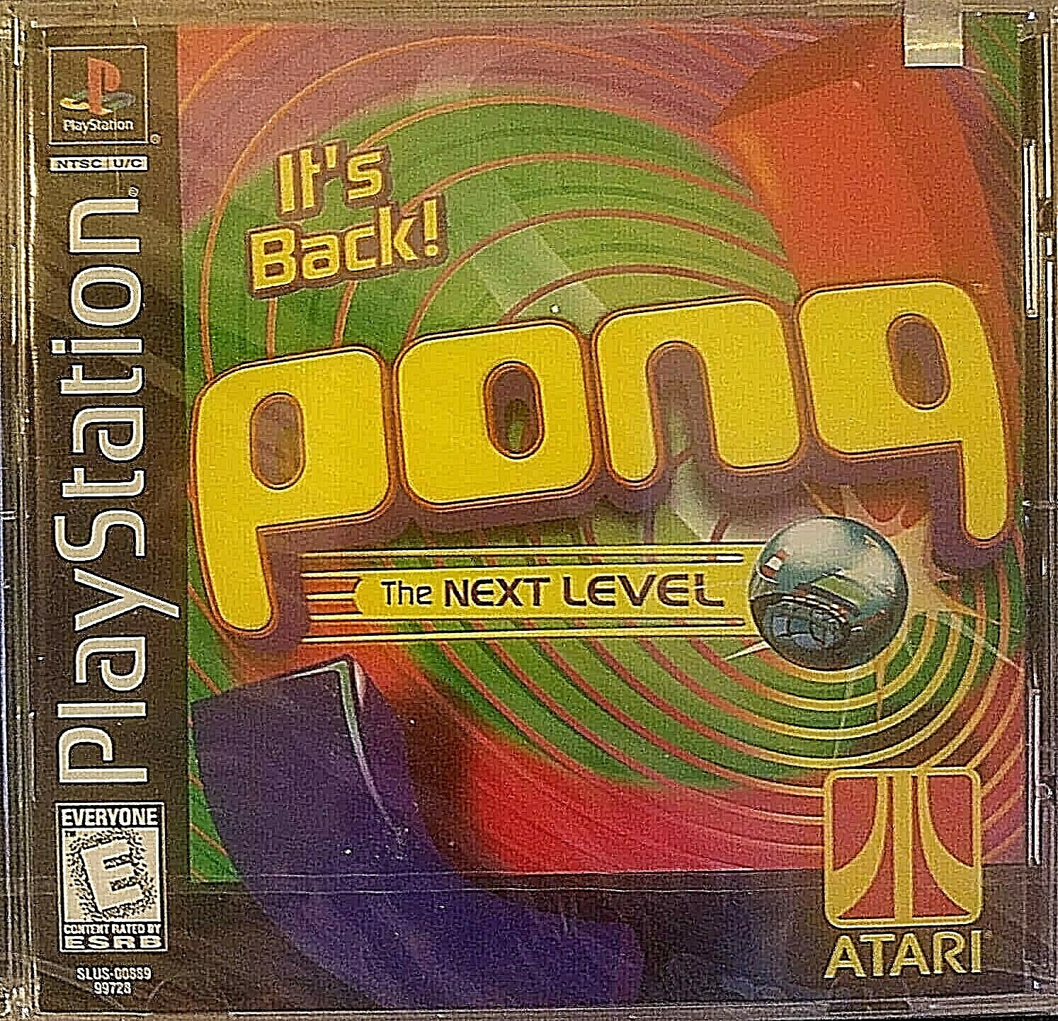 NEW FACTORY SEALED 1999 PLAYSTATION 1 PS1 HASBRO ATARI PONG ARCADE ...