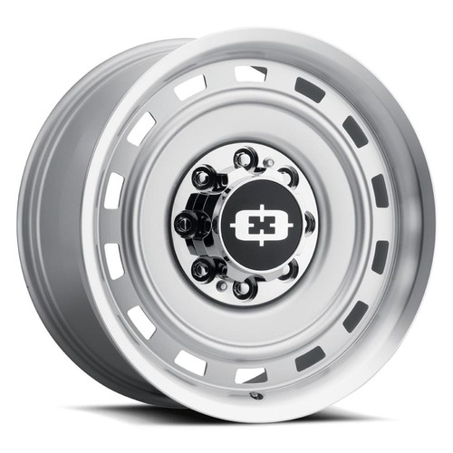 22x9 +12 Vision 54 Cheyenne 8x6.5 Silver Machined Lip Wheels (Set of 4 ...