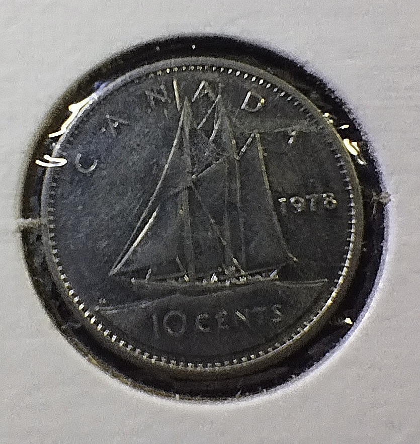 1978 Circulated Canadian Dime, Good Condition. Free Shipping. | eBay