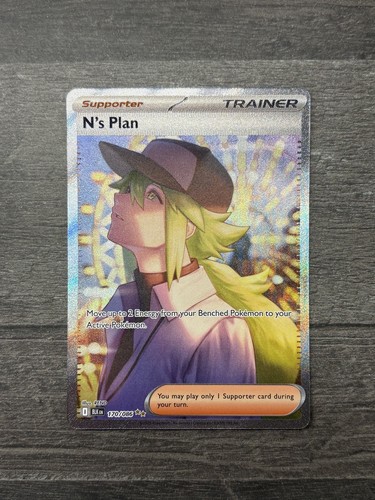 N’s Plan 170/086 Black Bolt Special Illustration Rare Near Mint Pokemon ...