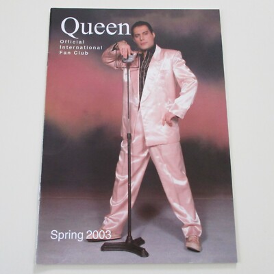 Queen Official Fan Club Magazine Spring 2003 Issue Freddie Mercury ...