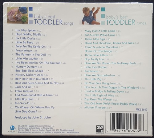 Baby's Best: Toddler's Favorites [Double Disc] * by Baby's Best (CD ...